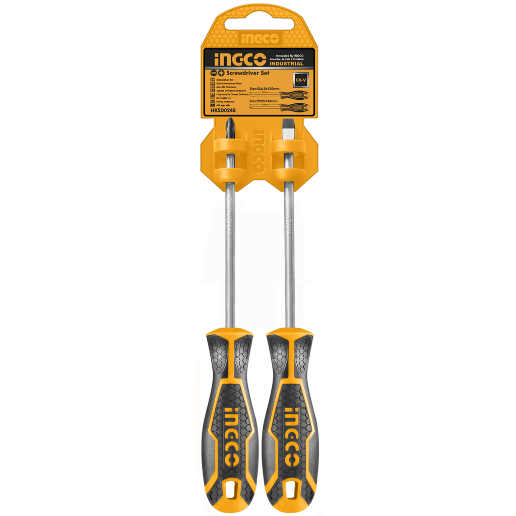 HKSD0248 2 PCS SCREWDRIVER SET | TOOLMANIA | Your Trusted Source For ...
